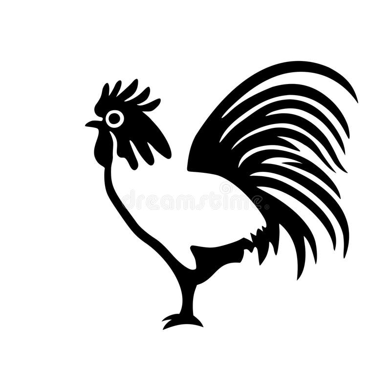 Design of rooster symbol stock vector. Illustration of mascot - 358594011