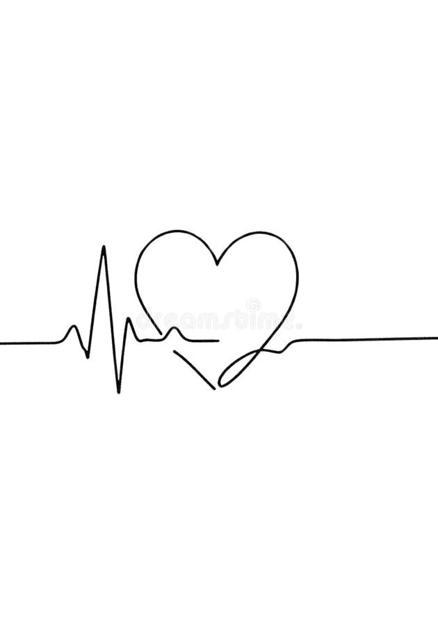 Heartbeat stock illustration. Illustration of heartbeat - 330143876