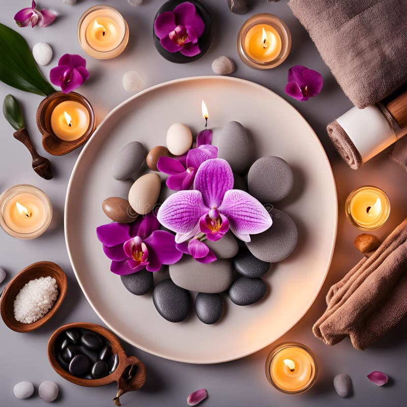 Zen moment stock illustration. Illustration of purple - 330511465