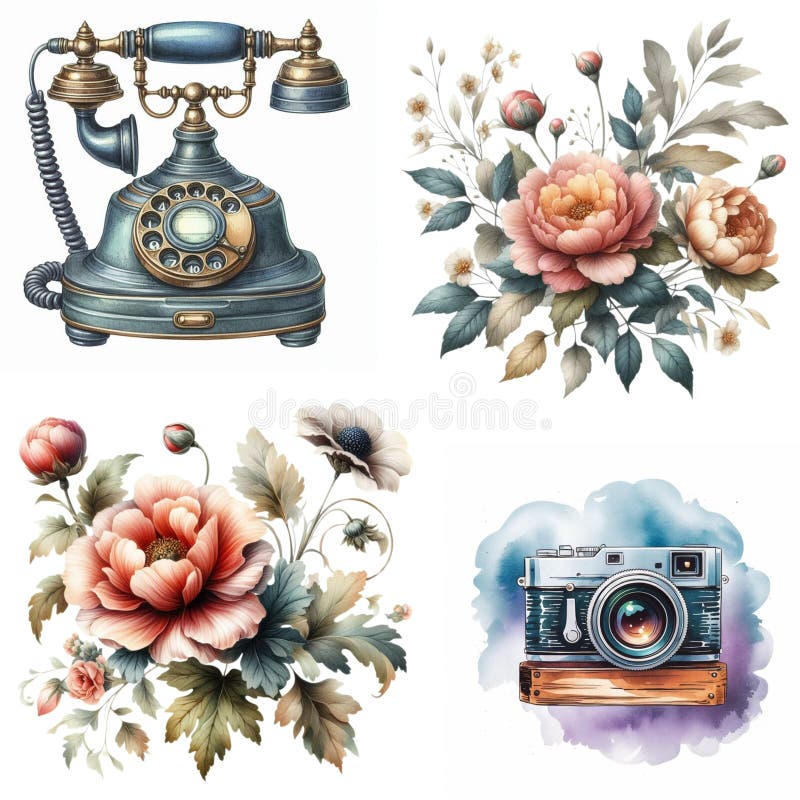 Retro illustrations stock illustration. Illustration of pattern - 336196685