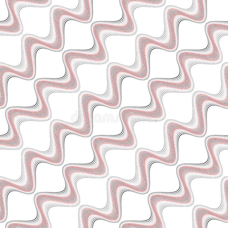 Design Seamless Colorful Waving Pattern Stock Vector - Illustration of ...