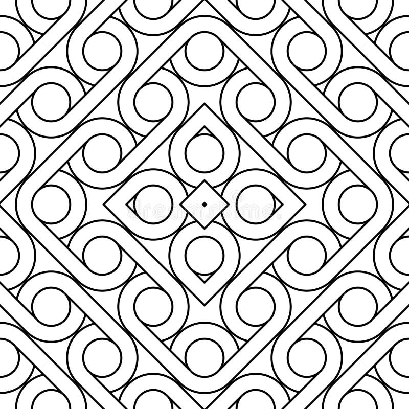 Design Seamless Spiral Twisted Pattern Stock Vector - Illustration of ...