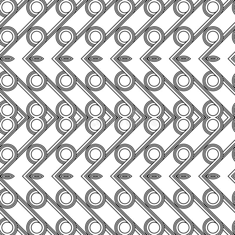 Design Seamless Geometric Zigzag Pattern Stock Vector - Illustration of ...