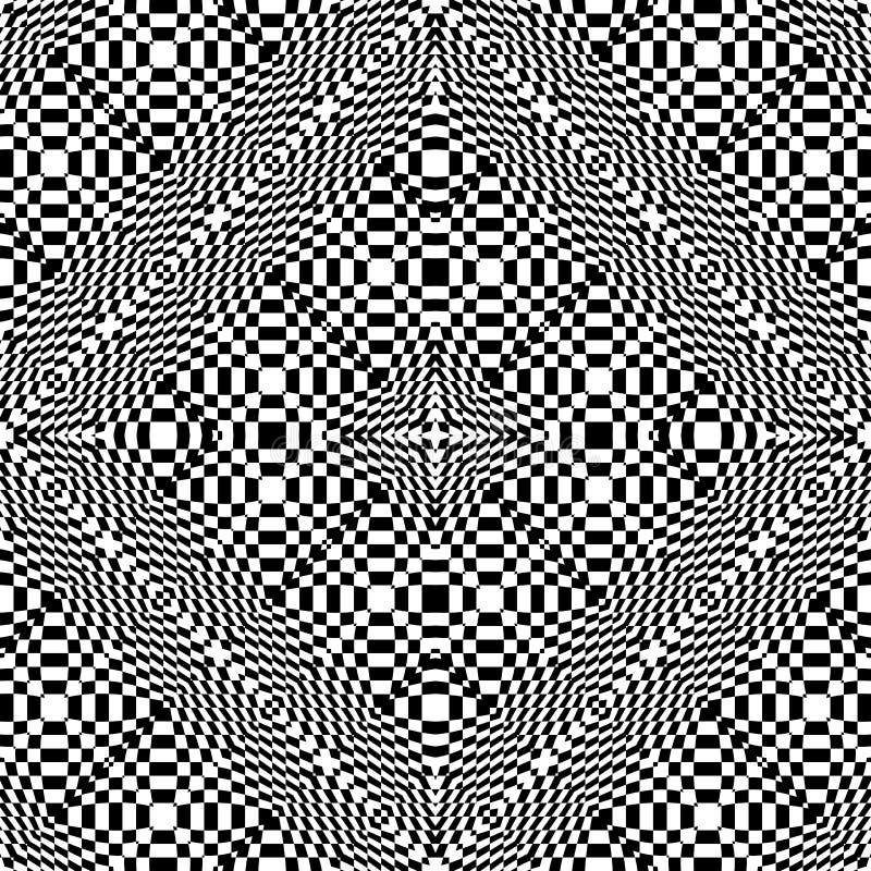 Design Seamless Monochrome Checkered Pattern Stock Vector ...