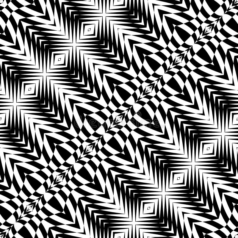 Design Seamless Monochrome Checkered Pattern Stock Vector ...