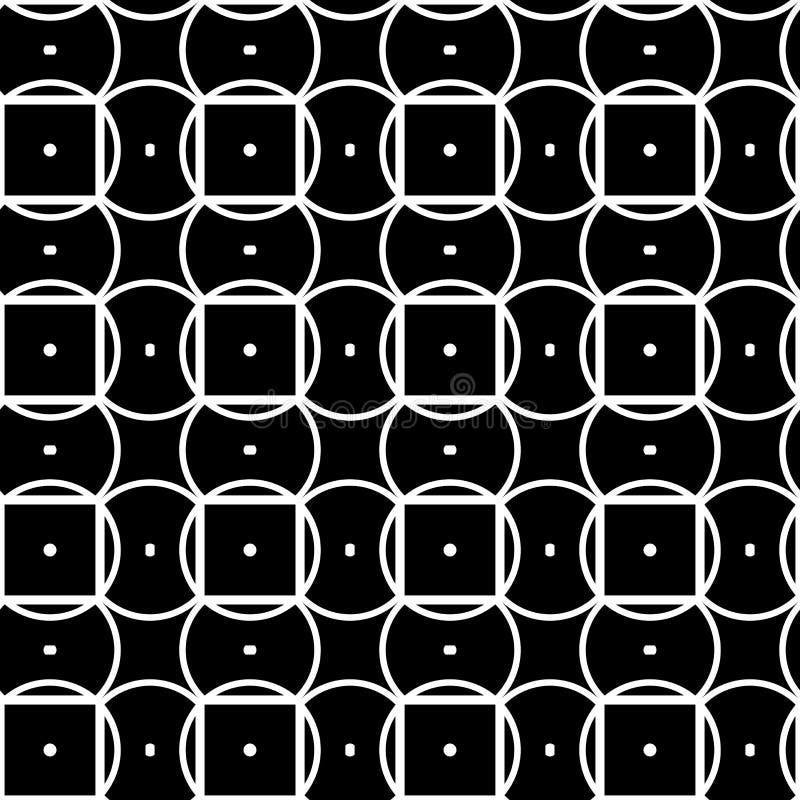 Grating Pattern with Grid, Mesh of Circles. Repeatable. Stock Vector ...