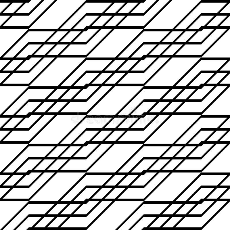 Design Seamless Monochrome Grating Pattern Stock Vector - Illustration ...