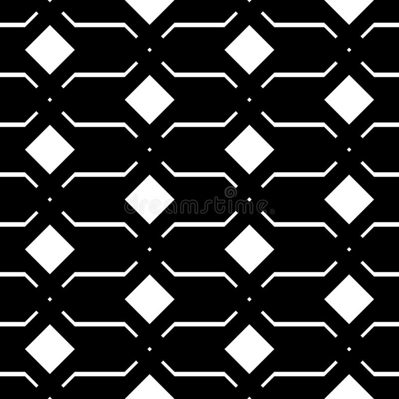 Design Seamless Monochrome Grating Pattern Stock Vector - Illustration ...