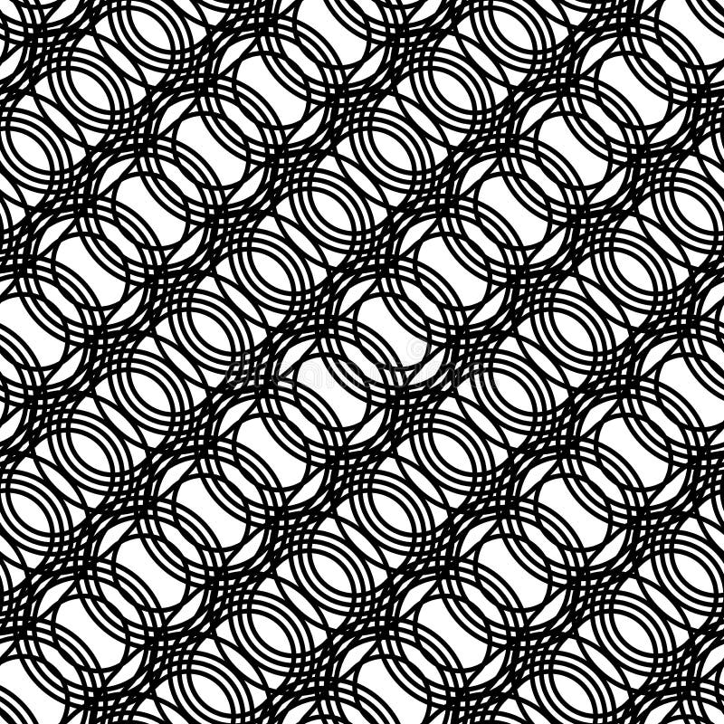 Design Seamless Monochrome Grating Pattern Stock Vector - Illustration ...