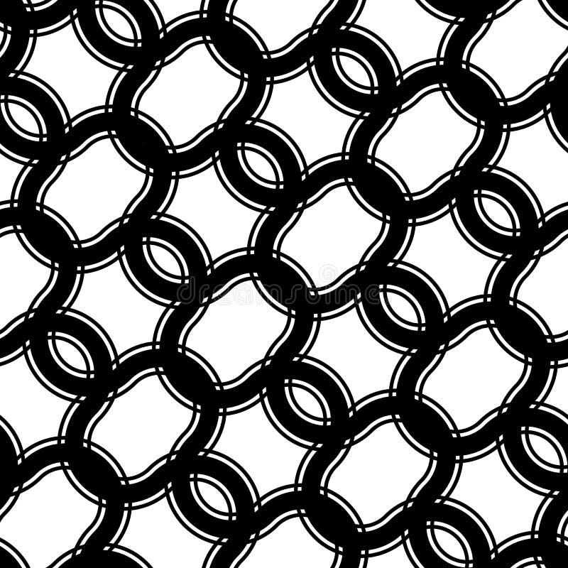 Design Seamless Monochrome Grating Pattern Stock Vector - Illustration ...