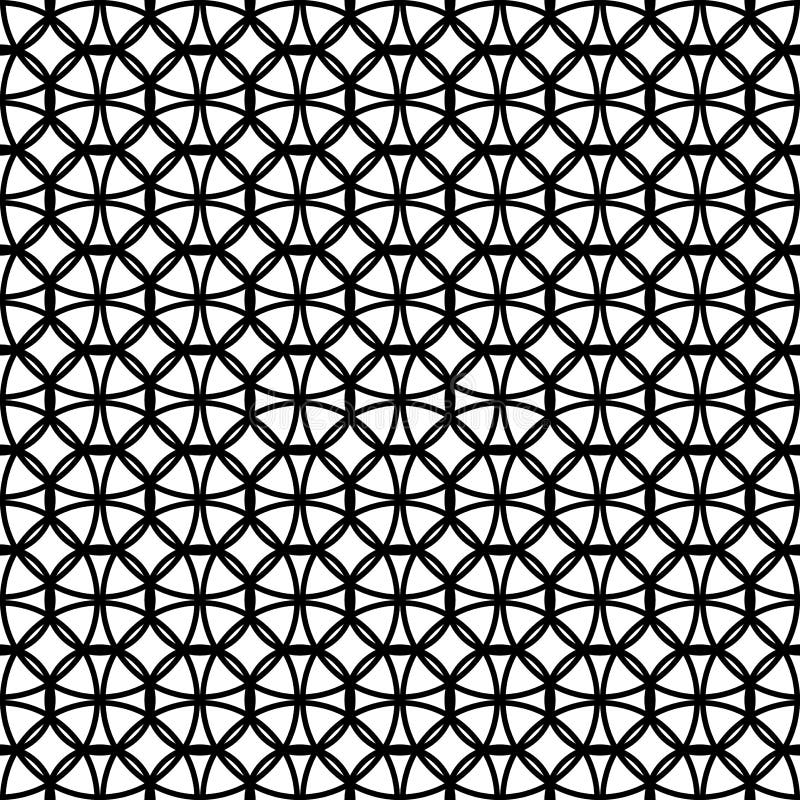 Design Seamless Monochrome Grating Pattern Stock Vector - Illustration ...