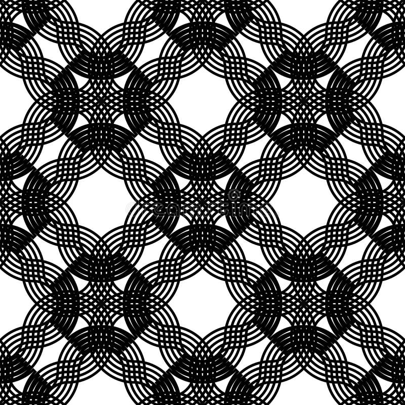 Grating Pattern with Grid, Mesh of Circles. Repeatable. Stock Vector ...