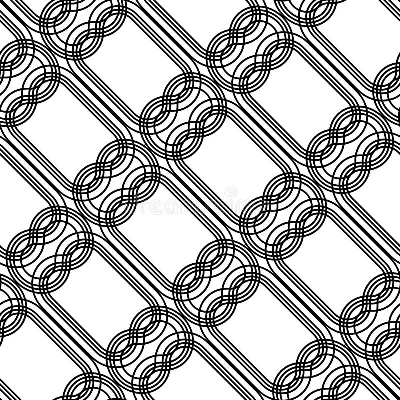 Design Seamless Monochrome Grating Pattern Stock Vector - Illustration ...
