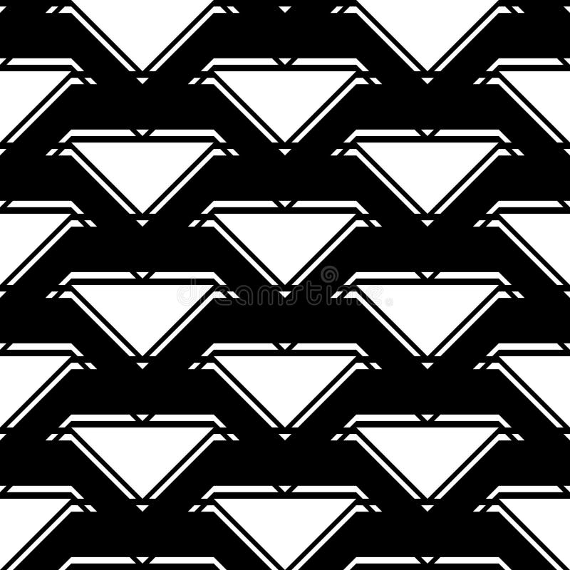 Design Seamless Monochrome Grating Pattern Stock Vector - Illustration ...