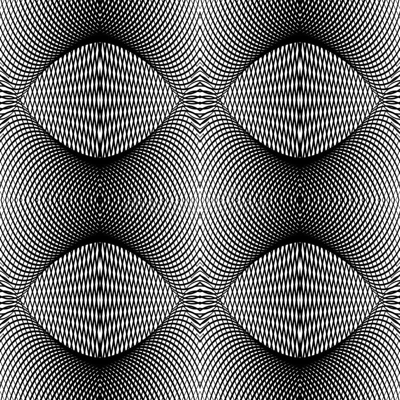 Abstract concave lines stock illustration. Illustration of background ...