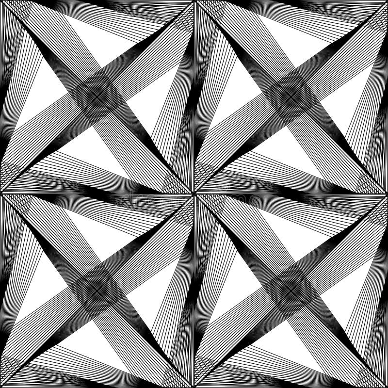 Design Seamless Monochrome Triangle Pattern Stock Vector - Illustration ...