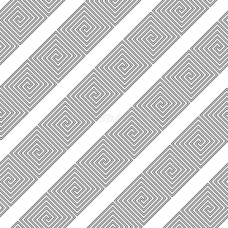 Design Seamless Spiral Pattern Stock Vector - Illustration of pattern ...