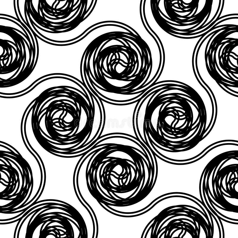 Design Seamless Spiral Pattern Stock Vector - Illustration of ...