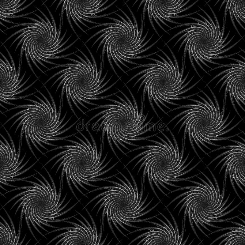 Design Seamless Whirl Decorative Pattern Stock Vector - Illustration of ...