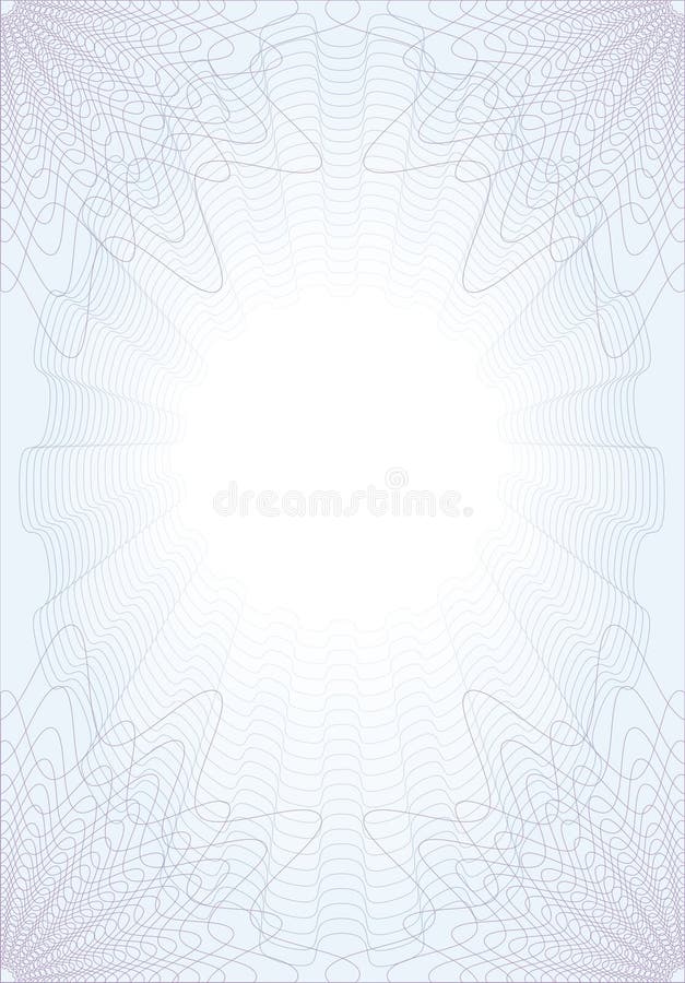 Design for Security Printing Stock Vector - Illustration of filigree ...