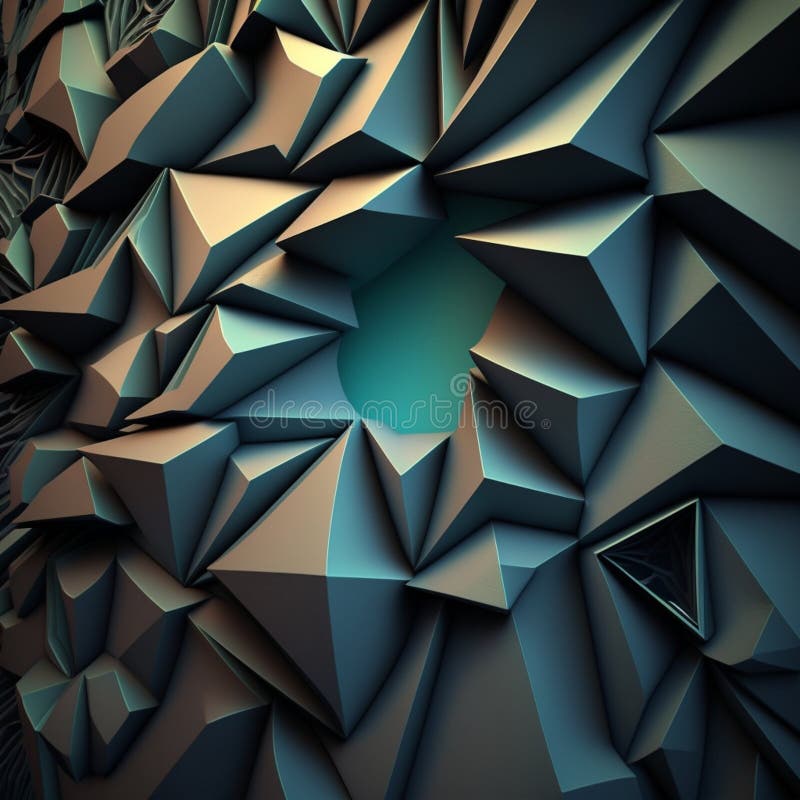 Black Pointy Abstract 3d Stock Illustrations – 101 Black Pointy ...