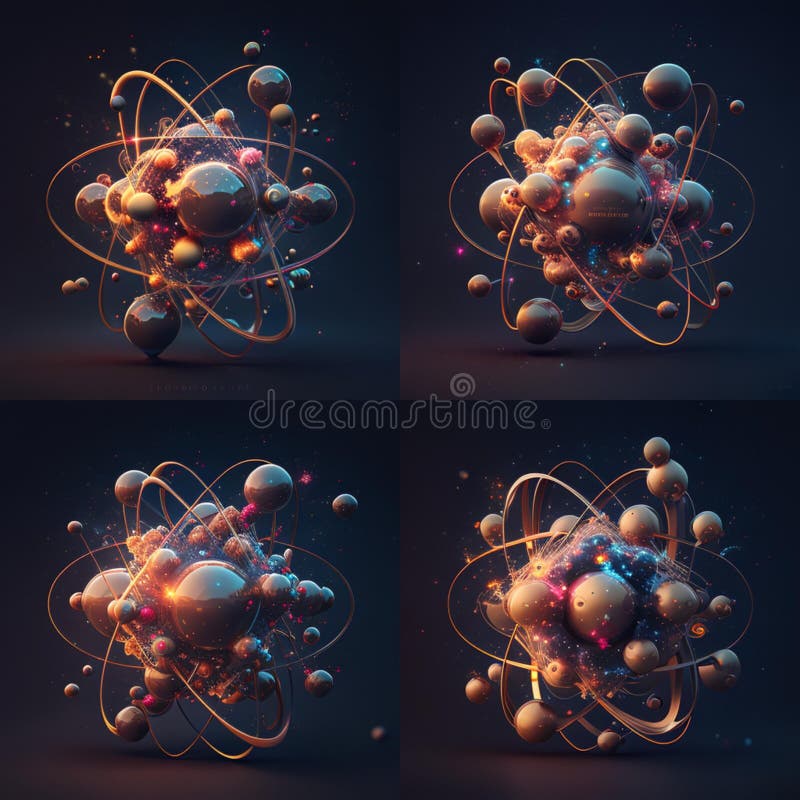 3D Images of Silver Atoms for Study and Research, Silver Atoms, Atoms ...