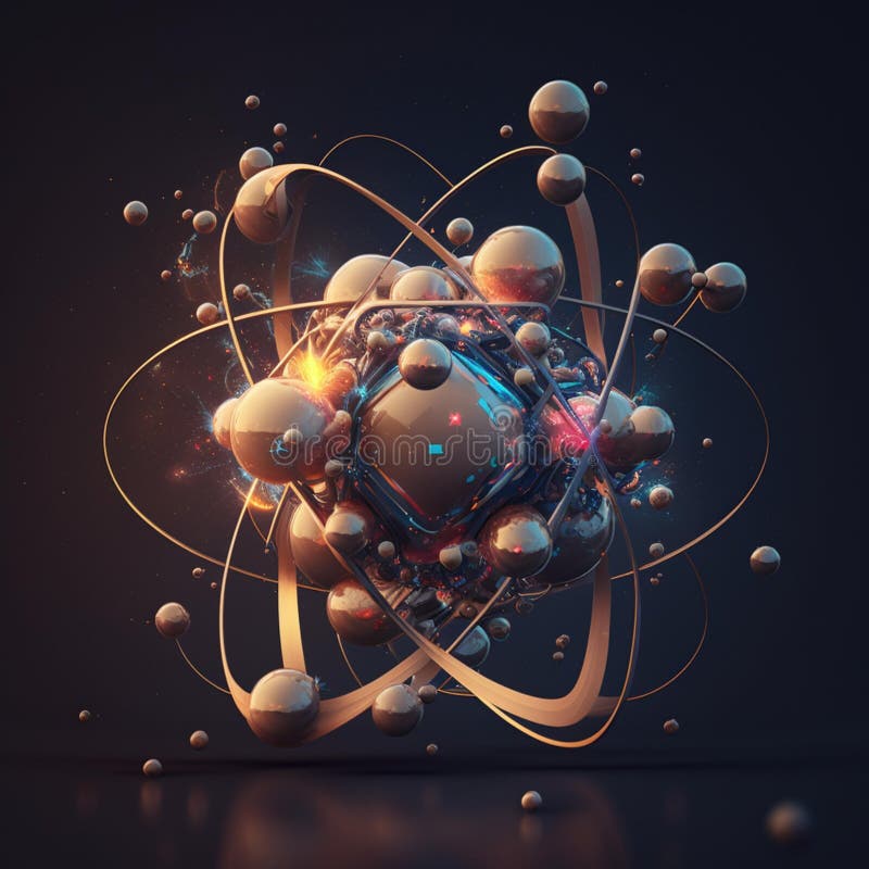 3D Images of Silver Atoms for Study and Research, Silver Atoms, Atoms ...