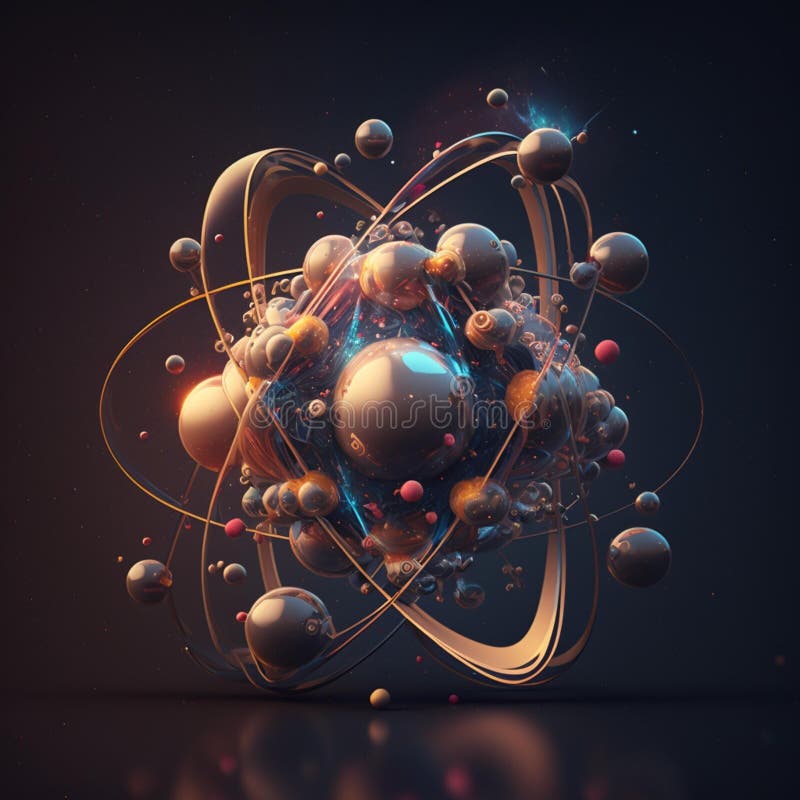 3D Images of Silver Atoms for Study and Research, Silver Atoms, Atoms ...
