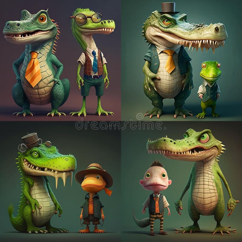 Alligator, Gecko, Lizard, Alligator Drawing, Alligator Character ...