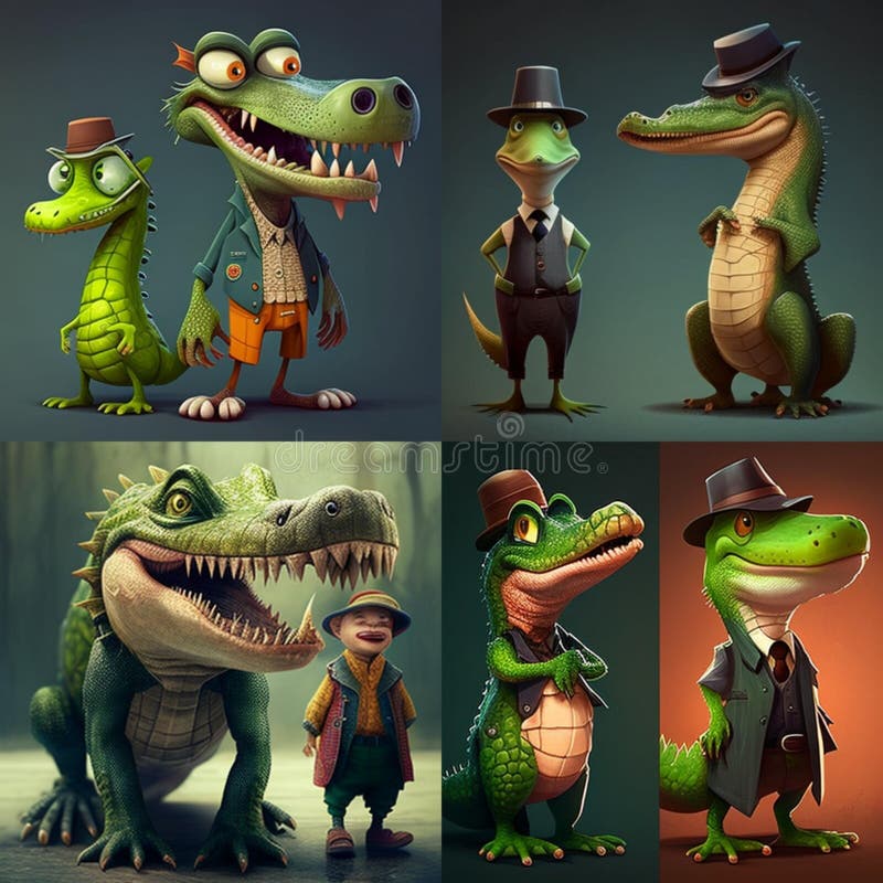 Alligator, Gecko, Lizard, Alligator Drawing, Alligator Character ...