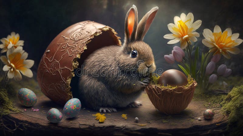 Easter Bunny, Chocolate Eggs, Easter Sunday, Little Bunny, Easter, Eggs ...