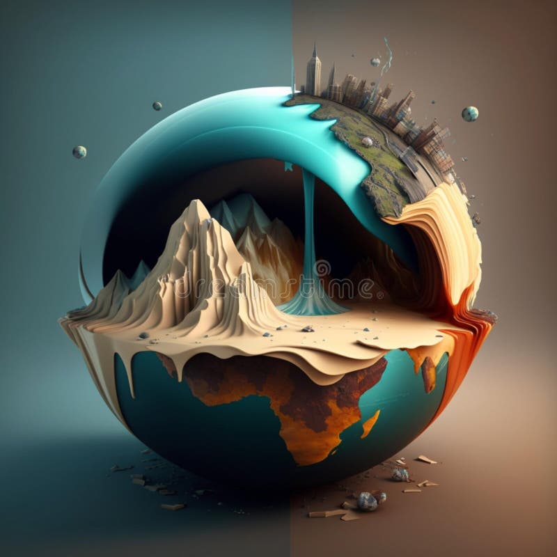 Earth in 3D Globe, Earth in 3D, Virtual Journey through Earth in 3D ...