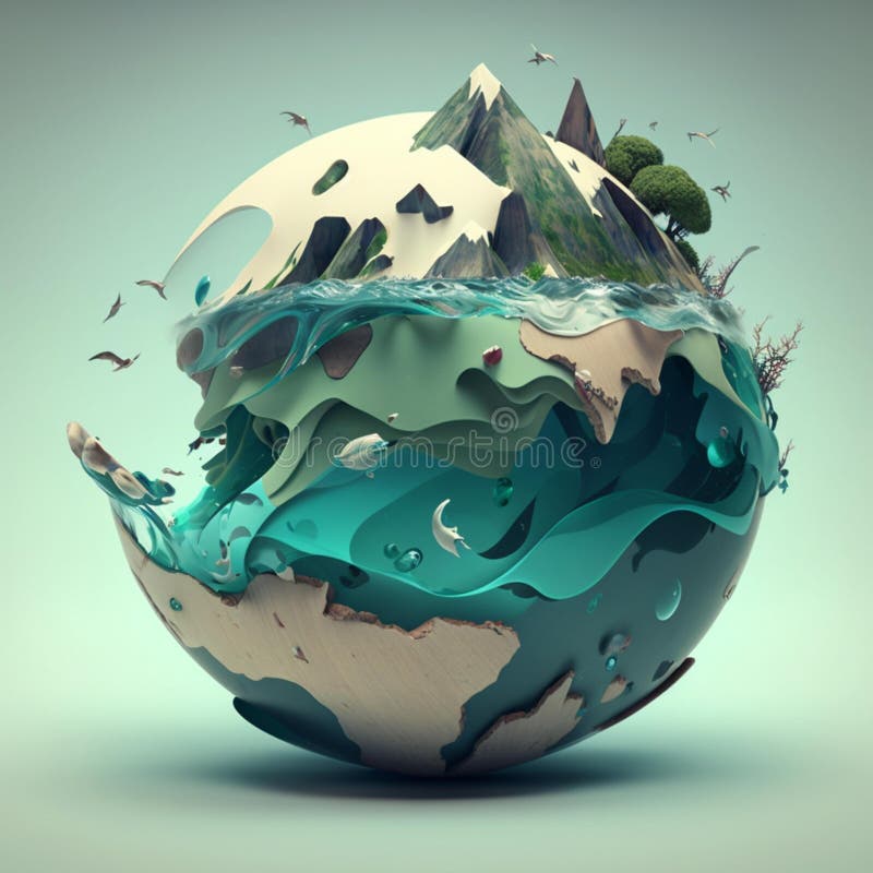 Earth in 3D Globe, Earth in 3D, Virtual Journey through Earth in 3D ...