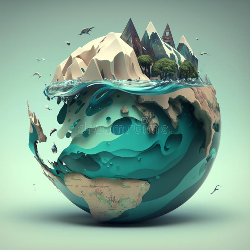 Earth in 3D Globe, Earth in 3D, Virtual Journey through Earth in 3D ...