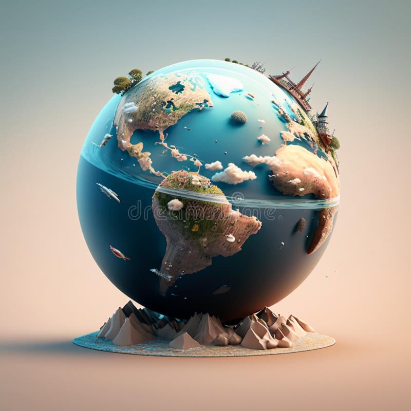 Earth in 3D Globe, Earth in 3D, Virtual Journey through Earth in 3D ...