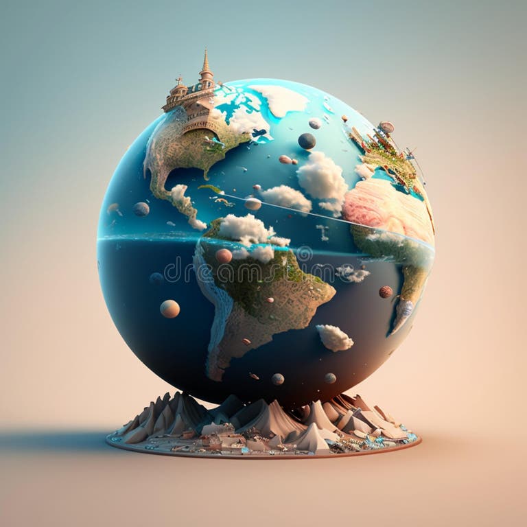Earth in 3D Globe, Earth in 3D, Virtual Journey through Earth in 3D ...