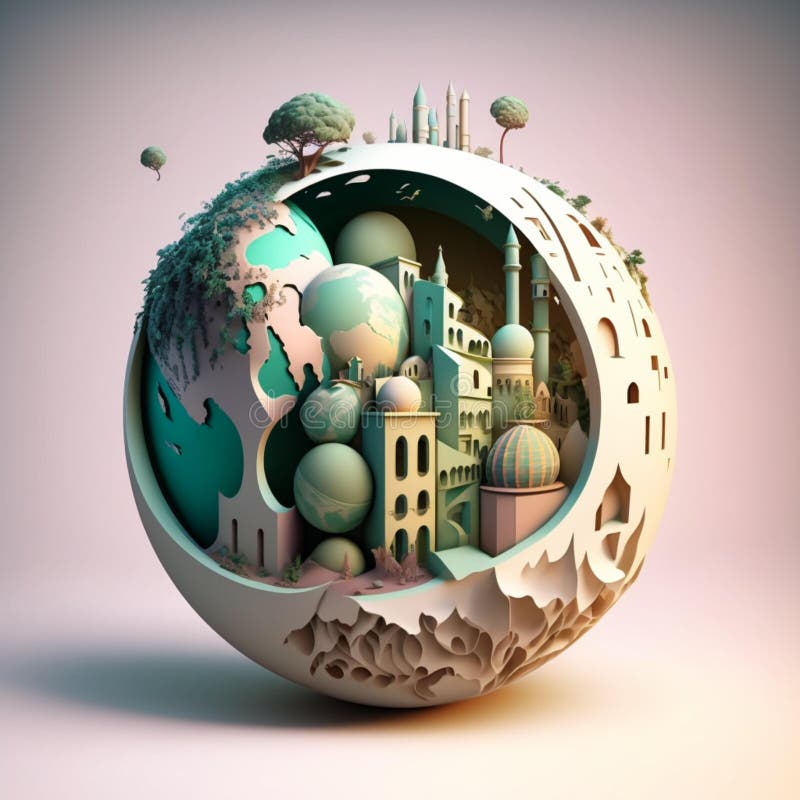 Earth in 3D Globe, Earth in 3D, Virtual Journey through Earth in 3D ...