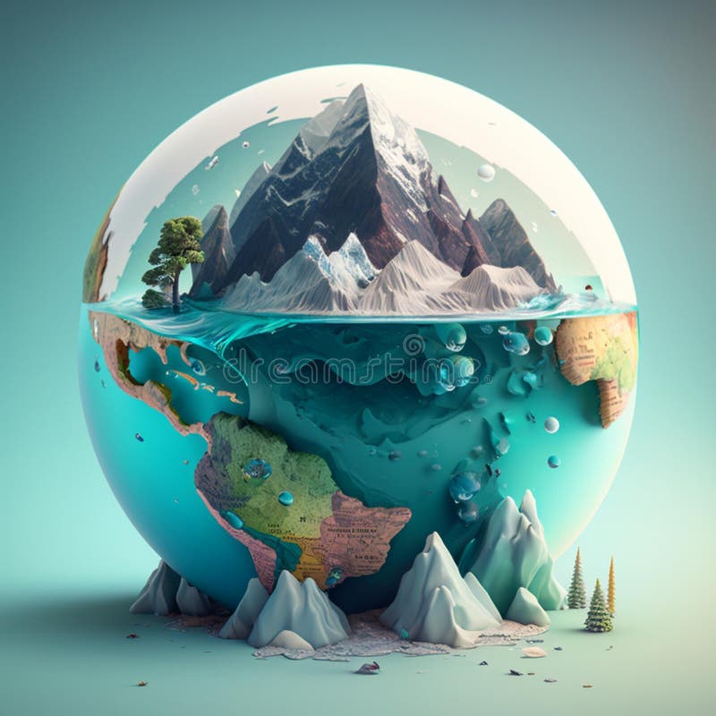Earth in 3D Globe, Earth in 3D, Virtual Journey through Earth in 3D ...