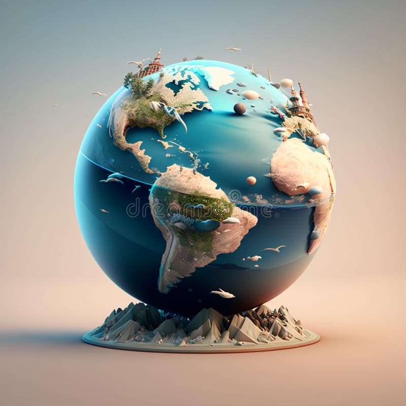 Earth in 3D Globe, Earth in 3D, Virtual Journey through Earth in 3D ...