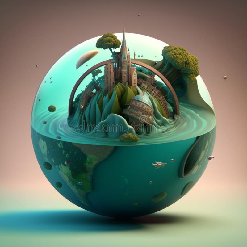 Earth in 3D Globe, Earth in 3D, Virtual Journey through Earth in 3D ...