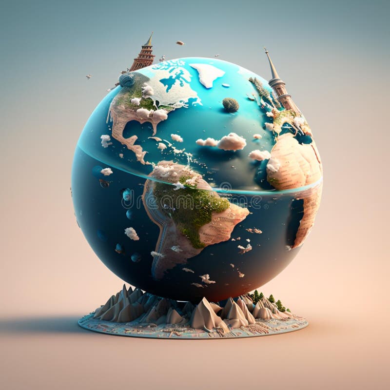 Earth in 3D Globe, Earth in 3D, Virtual Journey through Earth in 3D ...