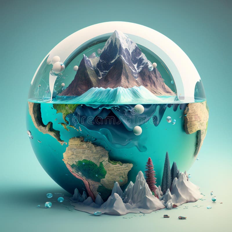Earth in 3D Globe, Earth in 3D, Virtual Journey through Earth in 3D ...