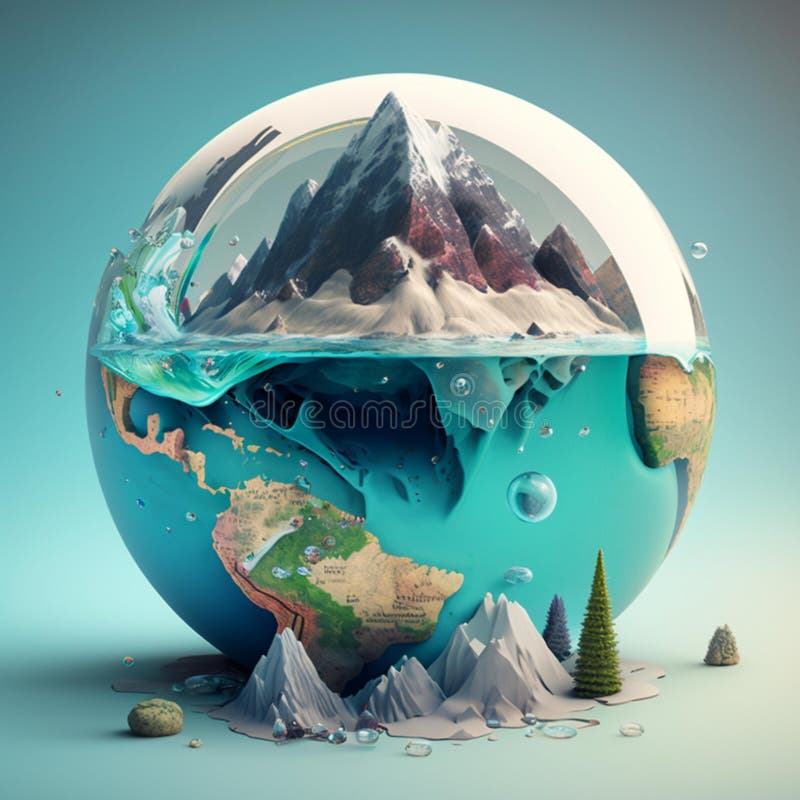 Earth in 3D Globe, Earth in 3D, Virtual Journey through Earth in 3D ...