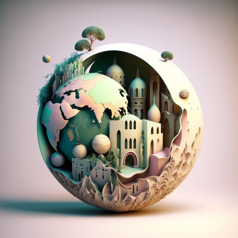 Earth in 3D Globe, Earth in 3D, Virtual Journey through Earth in 3D ...