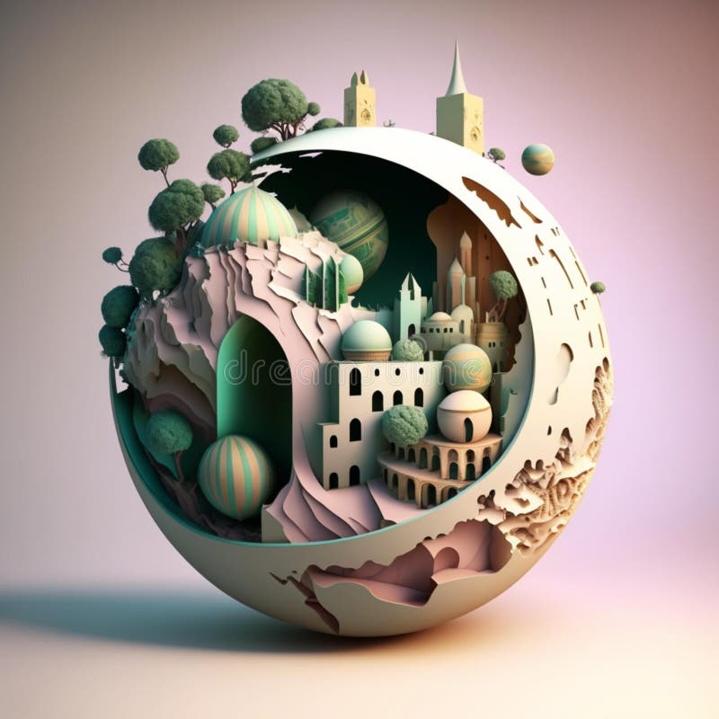 Earth in 3D Globe, Earth in 3D, Virtual Journey through Earth in 3D ...