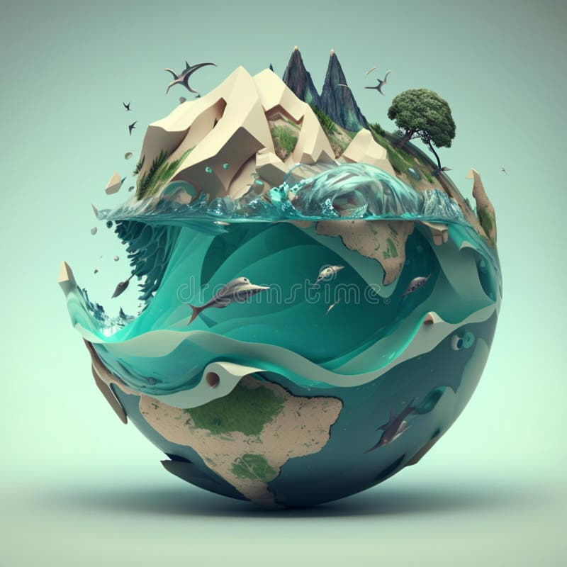 Earth in 3D Globe, Earth in 3D, Virtual Journey through Earth in 3D ...