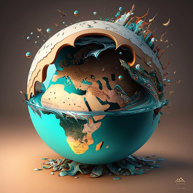 Earth in 3D Globe, Earth in 3D, Virtual Journey through Earth in 3D ...
