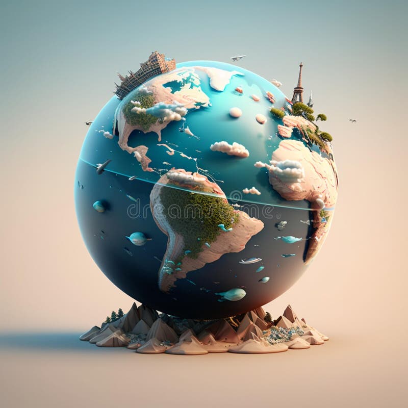 Earth in 3D Globe, Earth in 3D, Virtual Journey through Earth in 3D ...