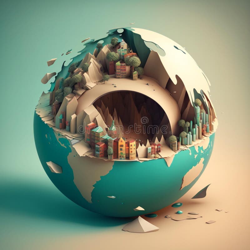 Earth in 3D Globe, Earth in 3D, Virtual Journey through Earth in 3D ...