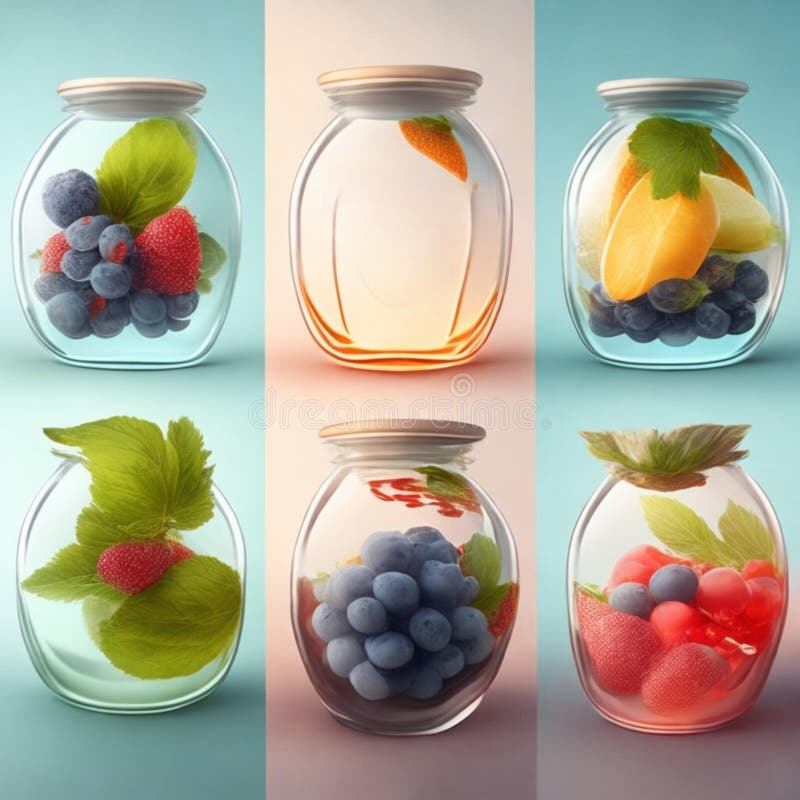 Drink, Cocktail, Fresh Fruit, Flavored Water. Food Background, Fruits ...